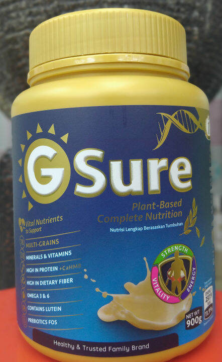 Gsure Complete Nutrition Vegetarian Milk 900g | Lazada