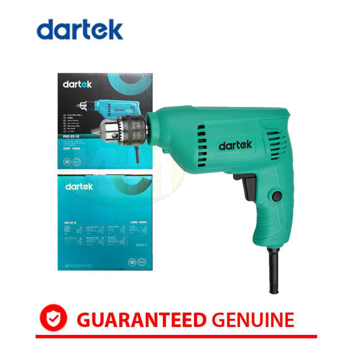 Dartek PED 02-10 Hand Drill 450W 10mm •khm megatools• | Lazada PH