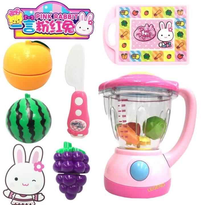 Pink Rabbit Brand Pink Rabbit Mini Toy Series Cut Fruits And Juicer ...