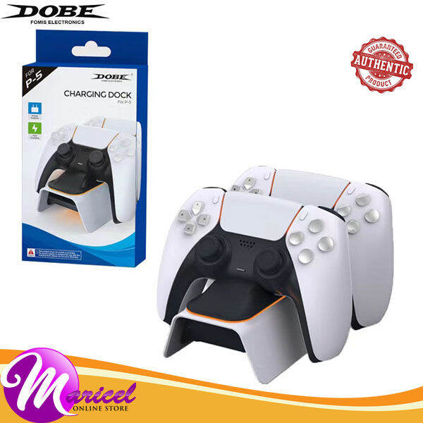 DOBE Newest Dual Controller Charging Dock for Playstation P5 Joystick with LED TP5-0521B | Lazada PH