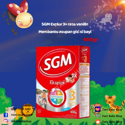 SGM Explor 3+ 900gr Vanilla | Lazada Indonesia