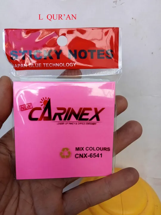Pembatas / Sticky Notes Merk Carinex Ukuran 7 x 8 cm 1 pack isi 100 ...