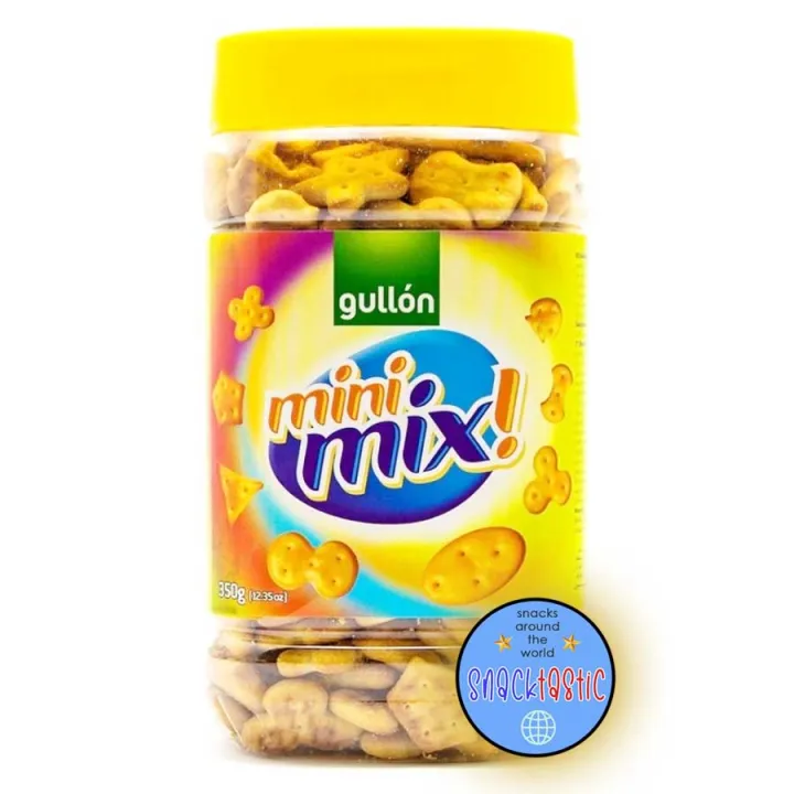 Gullon Mini Mix Crackers in Jar 350g | Lazada PH