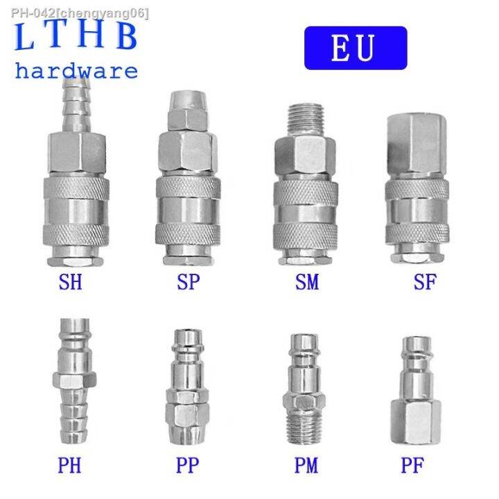 ☂ Pneumatic European Connector EU Standard Fittings For Compressor Male ...