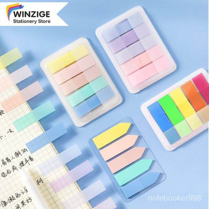 Annotation Sticky Notes Memo Morandi Transparent Sticky Notes Sign Here ...