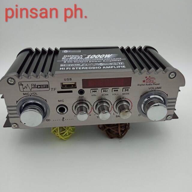 BOSCA C-803 1000W, BLUETOOTH 2Channel output power Amplifier | Lazada PH