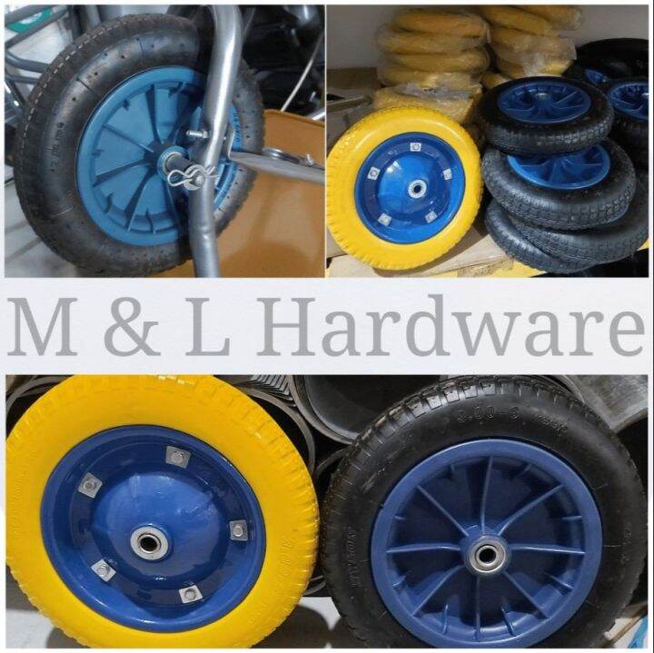 Wheel Barrow PU Tyre Tayar Mati Tayar Angin Kereta Sorong 13'' x 3.0 ...