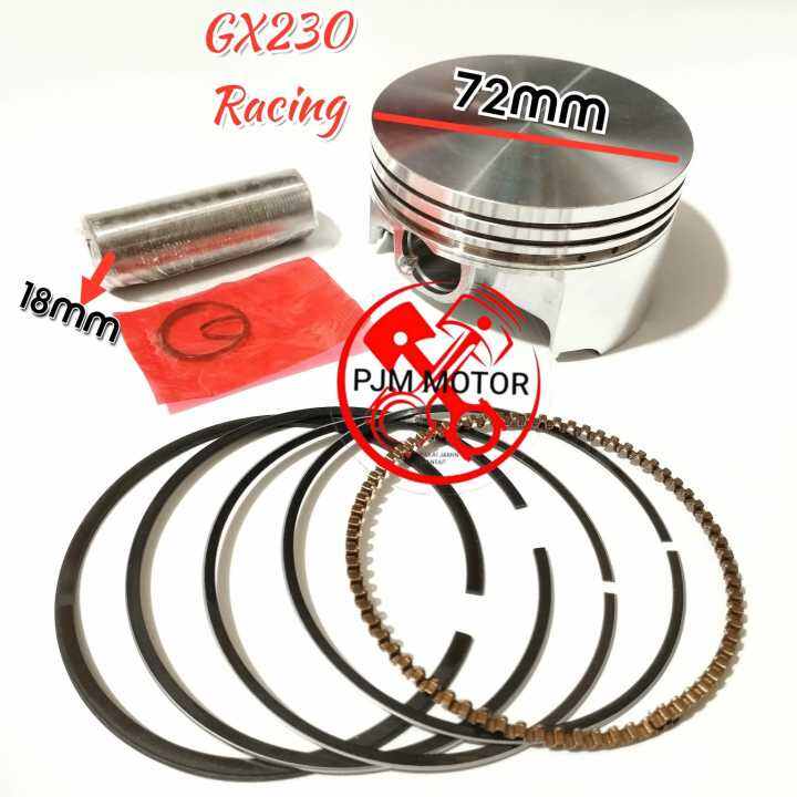 GX230 piston assy seher komplit mesin pengerak racing 72mm 8hp dll untuk pengerak genset dan ...
