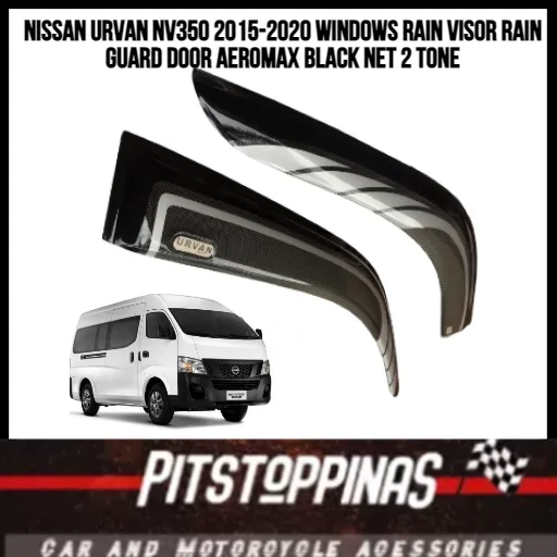 Nissan Urvan NV350 2015-2020 Windows Rain Visor Rain Guard Door Aeromax ...