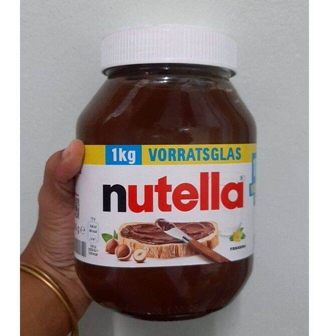 🔴รอบสุดท้าย🔴 (1000 ขวดแก้ว) Nutella 900 กรัม, 1000 กรัม แยมนูเทล เฮเซล ...