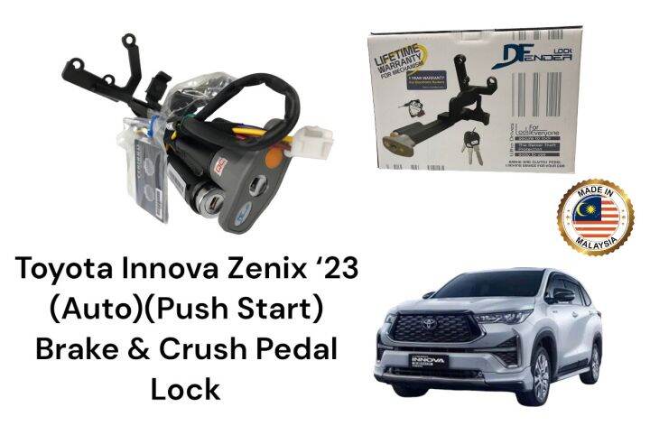 Toyota innova Zenix '23 (Auto) (Push Start) Brake & Clutch Defender ...