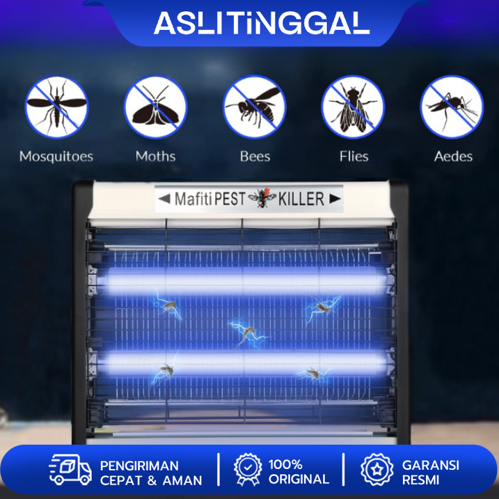 Insect Killer Mosquito Killer Perangkap Nyamuk Lalat Bug Zapper Lampu ...