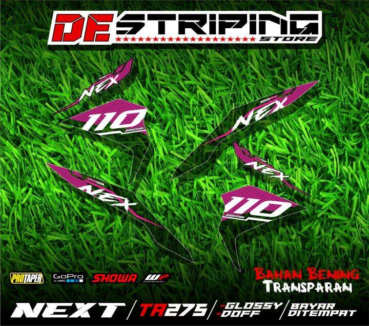 SUZUKI NEX Striping NEX motor SUZUKI motor sticker semifull variasi ...