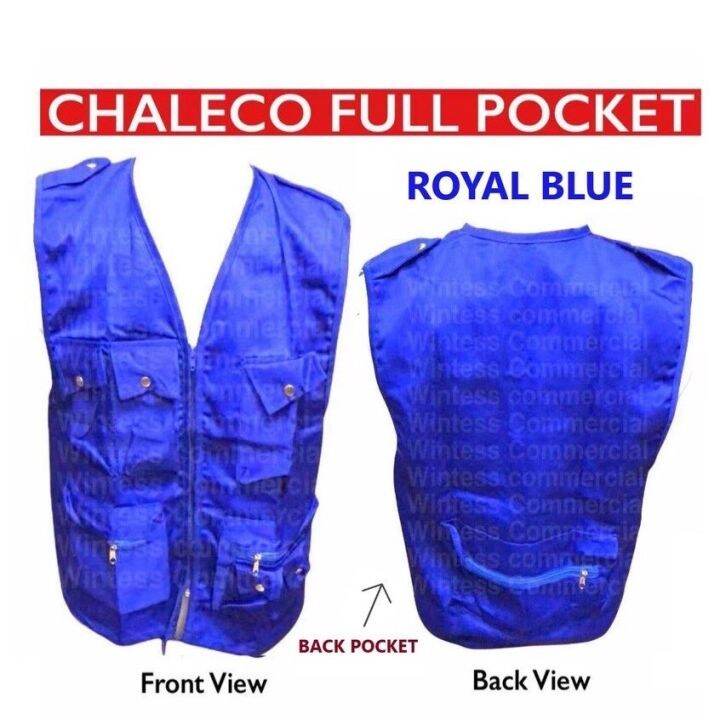 Vest Chaleco Full pocket Barangay Tanod Toda Election Campaign | Lazada PH