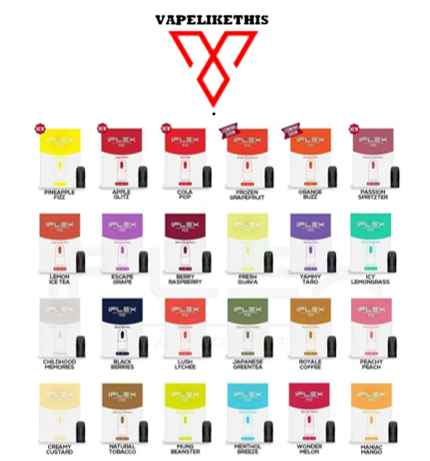 VapeLikeThis IFlex Classic Relx_ Classic Compatible Flavour Flex Pod ...