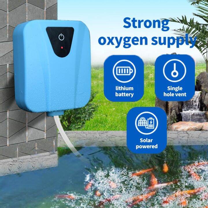 Solar Oxygen for Aquarium Powered Oxygenator Water Oxygen Pump Pond ...