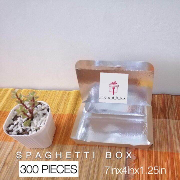 Spaghetti Paper Meal Box / Food Box / Spaghetti Box 300pcs | Lazada PH