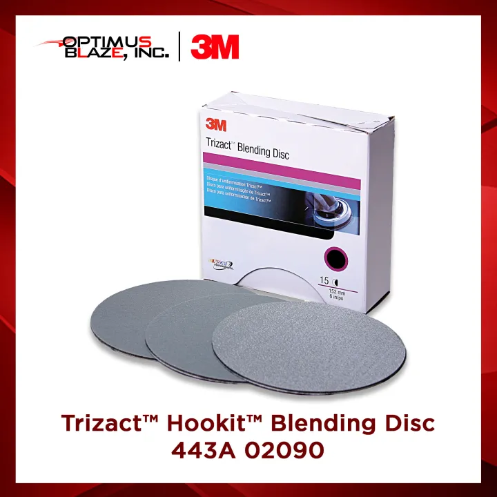 OptimusBlaze 3M™ 3PCS Trizact™ Hookit™ Blending Disc 443A 02090, 6 in ...