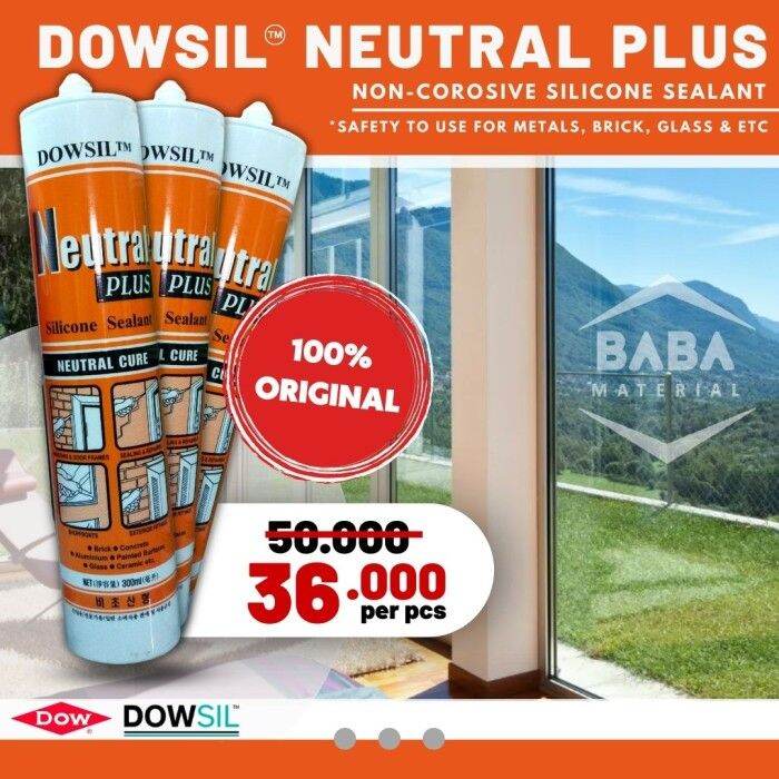 DOWSIL Silicone Sealant Neutral Plus | Lazada Indonesia