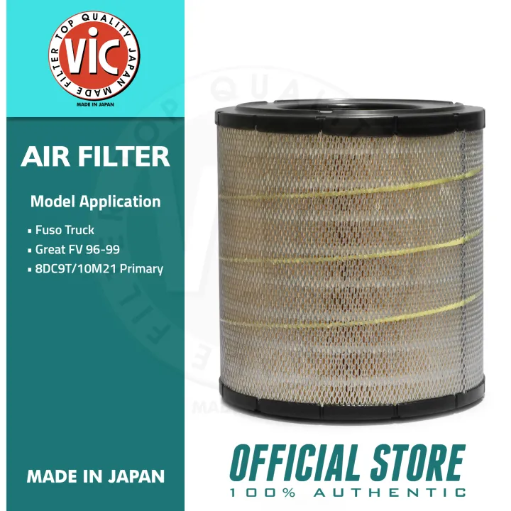 VIC Air Filter A-286 for Fuso Truck, Great FV 96-99, 8DC9T/10M21 ...