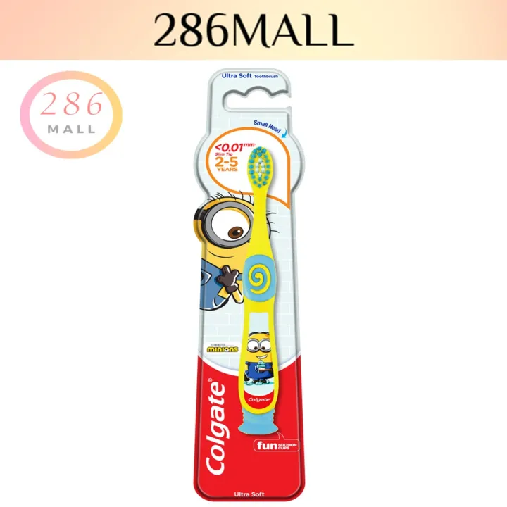 Colgate Kids Minion Toothbrush 5-9 Years (Ultra Soft) [ 286MALL ] | Lazada