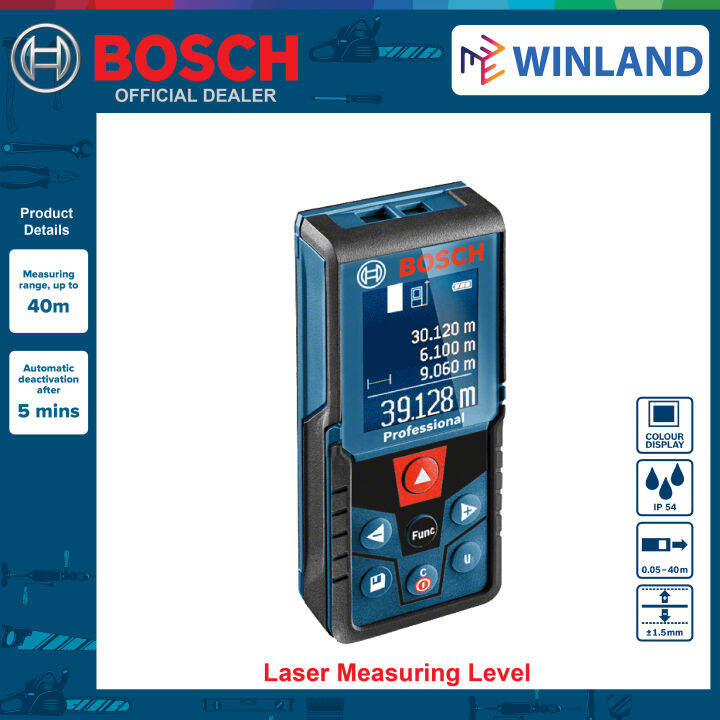 BOSCH by Winland Professional Laser Measuring Level 40 meters GLM 400 ...