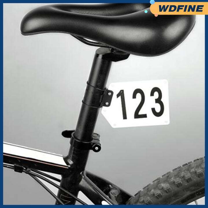WDFINE Bike Triathlon Racing Number Plate Race Number Plates for ...