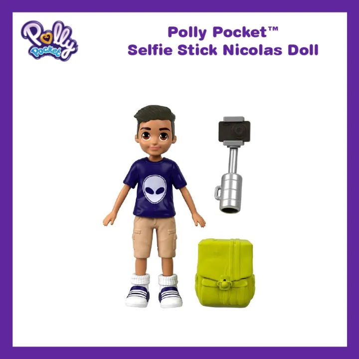 Polly Pocket™ Selfie Stick Nicolas Doll ตุ๊กตา พอลลี่ พ็อคเก็ต นิโคลัส ...