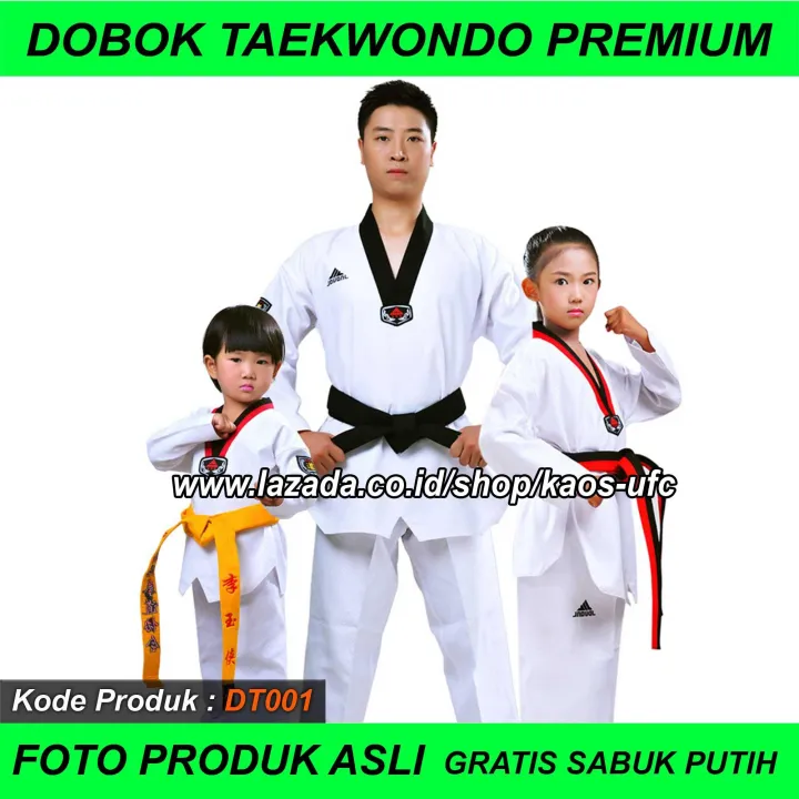 SERAGAM TAEKWONDO MURAH, BAJU TAEKWONDO JDUANL, DOBOK TAEKWONDO PREMIUM | Lazada Indonesia