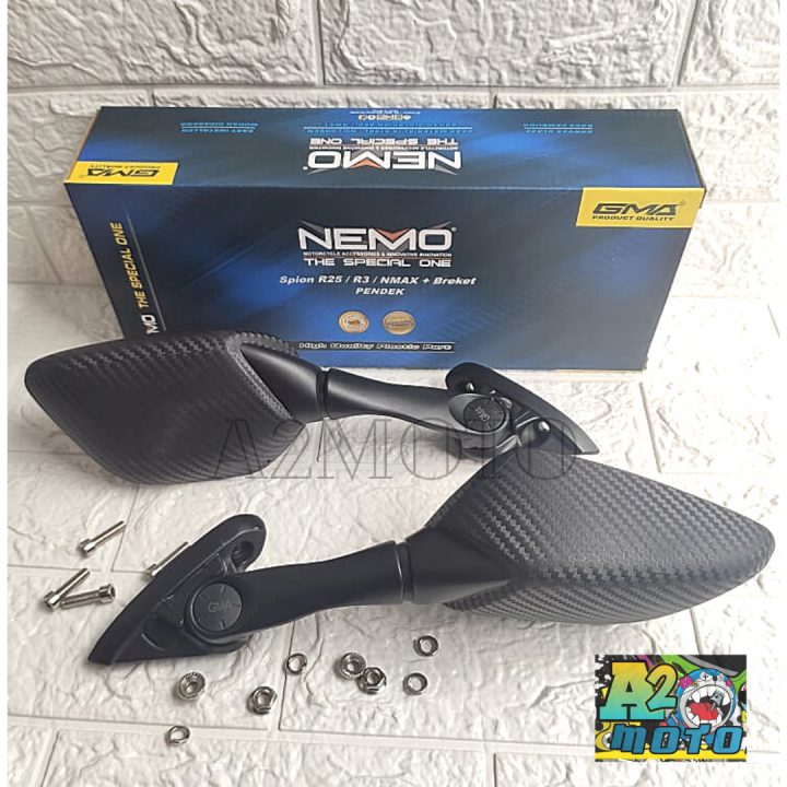 Nmax Side Mirror V1 V2 NEMO / RZ Racing / SEC / Muatrru + Windshield ...