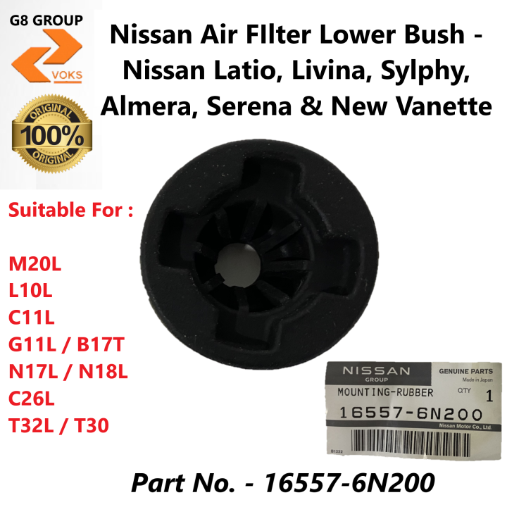 Nissan Air Filter Lower Bush - Nissan Latio, Livina, Sylphy, Almera ...