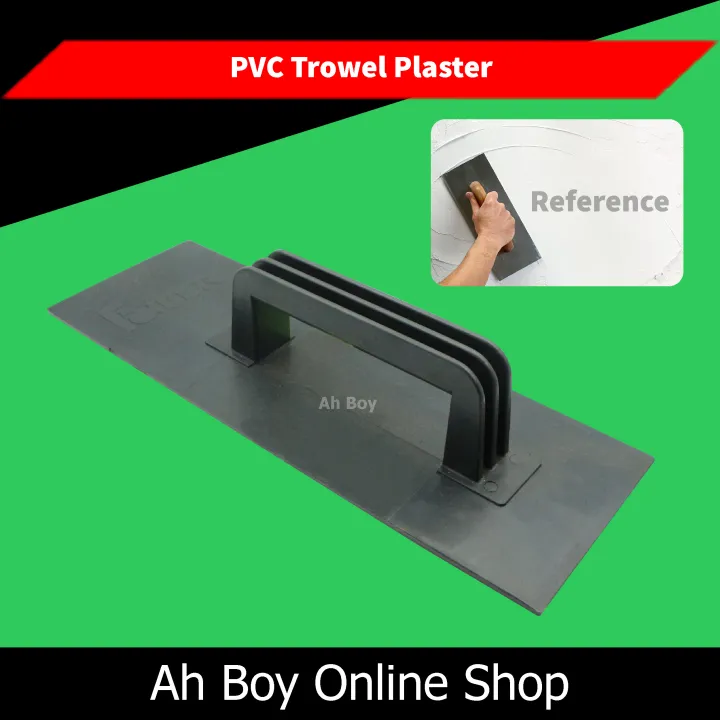 4'' x 12'' Black PVC Plastering Cement Trowel with Handle / Plastic ...