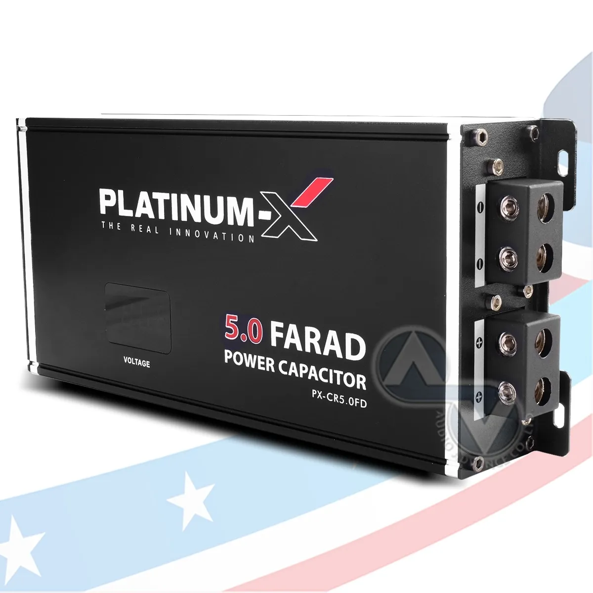 เครื่องเสียงรถ คาปาซิเตอร์ คาปา ตัวสำรองไฟ สำรองไฟ 5.0FARADแบบเข้า1ออก2 ...