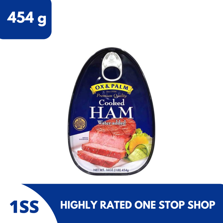 Ox & Palm Cooked Ham Water Added, 454g | Lazada PH