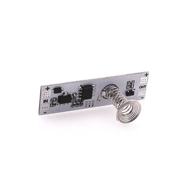 Refreshing DC 12V Capacitive Touch Sensor Switch Coil Spring Switch LED ...