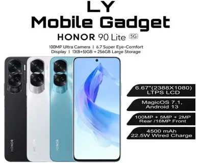 Spesifikasi dan harga Honor 90 Lite di Malaysia - TechNave BM