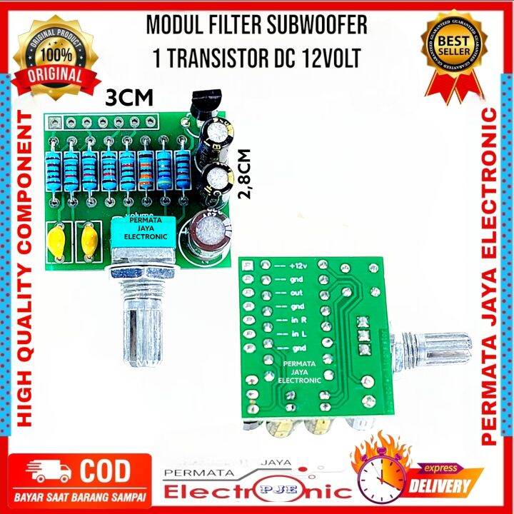 Kit Modul Filter Subwoofer 1 Transistor | Lazada Indonesia