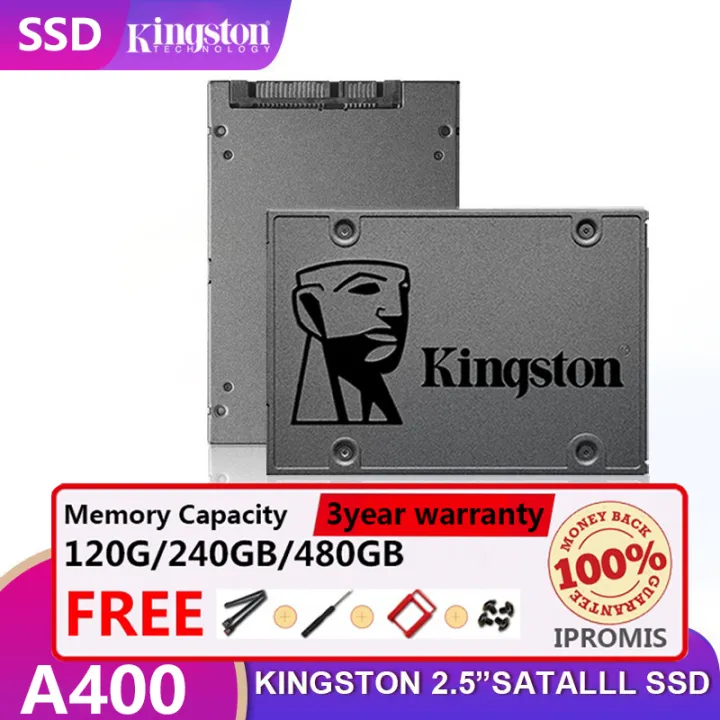 Ready Stock Kingston SSD 120GB 240GB 480GB A400 SATA 3 2.5 Inch For Laptop Desktop Pc Kingston ...