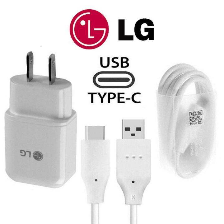 LG ORIGINAL Type-C adapter charger with Type C Data cable | Lazada PH