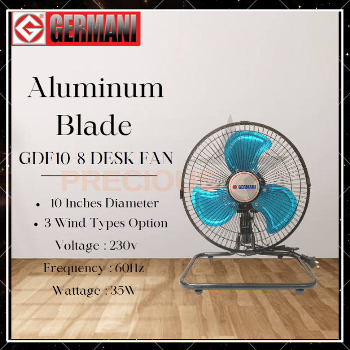 PRECIOUS STAR [1PC] High Quality Germani Aluminum Blades Electric Fan ...