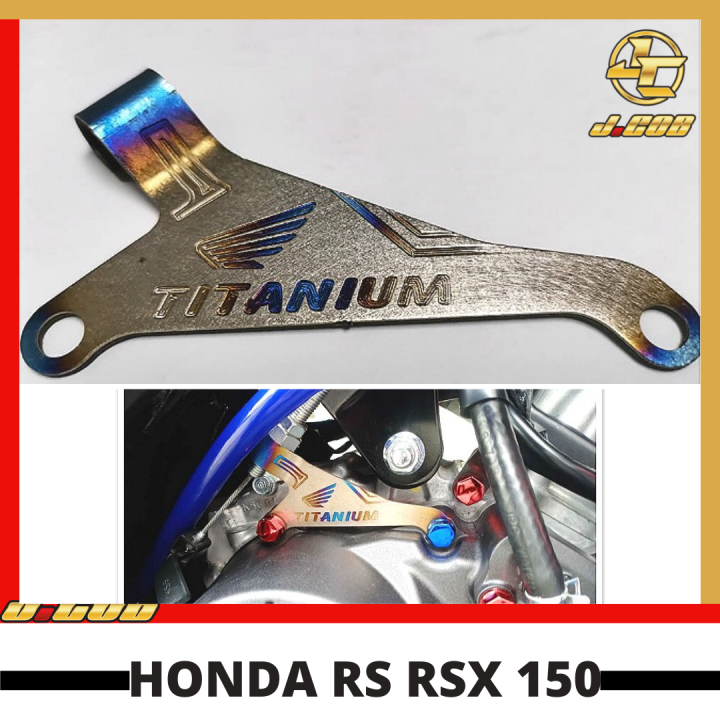 Honda RSX rsx150 Rs150 engine casing clutch cable bracket titanium ...