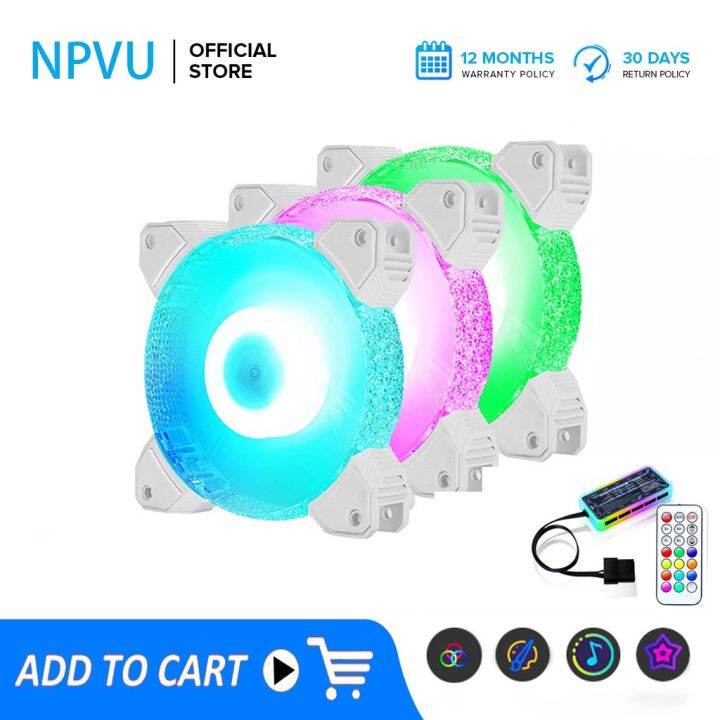 ♩New SYCAT S15 High Air flow 120mm 6Pin Super Silent 140MM Computer ...