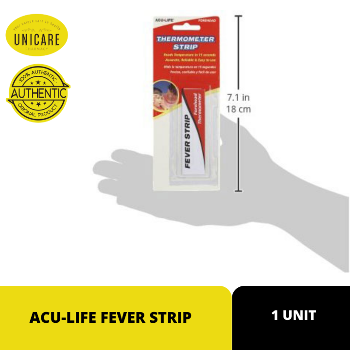 ACU-LIFE FEVER STRIP (REUSABLE) | Lazada