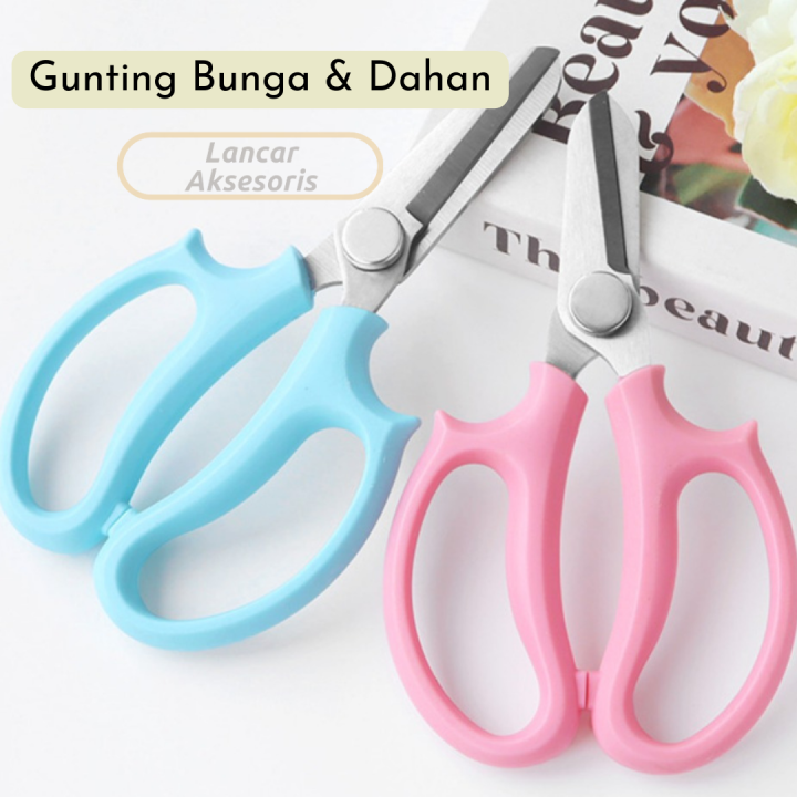 Gunting Bunga Florist Dahan Ranting Batang Kebun / Flower Snip Floral ...