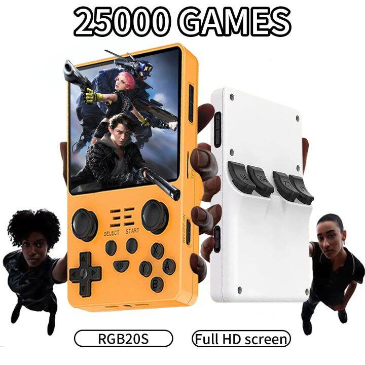 POWKIDDY New RGB20S Handheld Game Dual Card Console Retro Open Source ... POWKIDDY New RGB20S Handheld Game Dual Card Console Retro Open Source ...