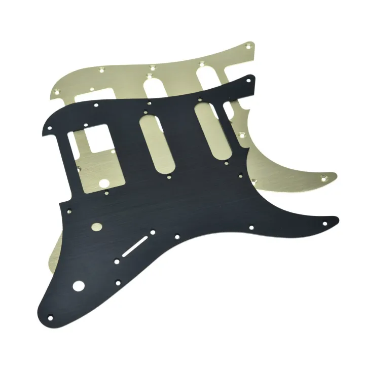 KAISH Premium Metal Pick Guard Aluminum Anodized Guitar HSS Pickguard ...