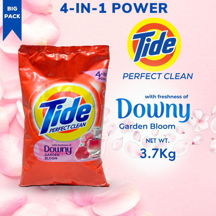 KZLA Tide Perfect Clean with Freshness of Downy Garden Bloom 3.7kg Big ...