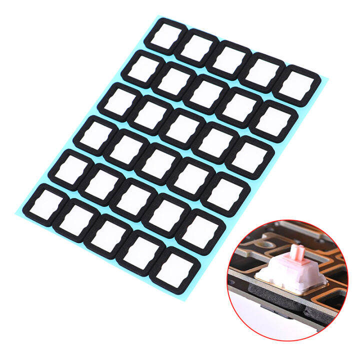UNI 120Pcs/pack Mechanical Keyboard Switch Pad Film Foam Positioning ...