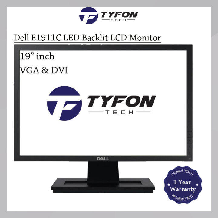 Dell 19" Inch Widescreen LED Backlit LCD Monitor E1911C (Refurbished) | Lazada
