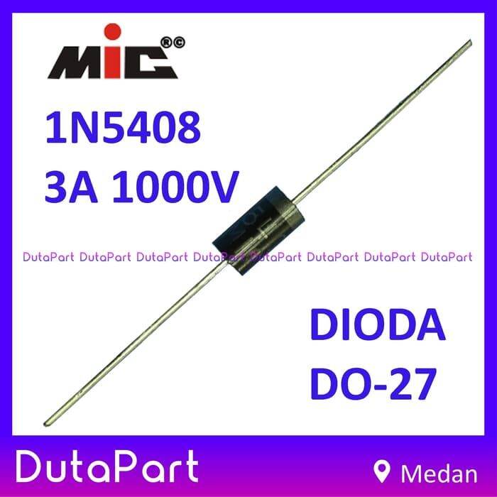 50 PCS 1N5408 IN5408 1N 5408 IN 5408 3A 1000V MIC Dioda Diode Rectifier ...